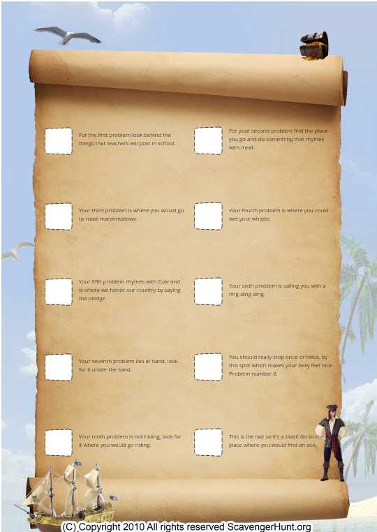 Equivalent Fractions scavenger hunt