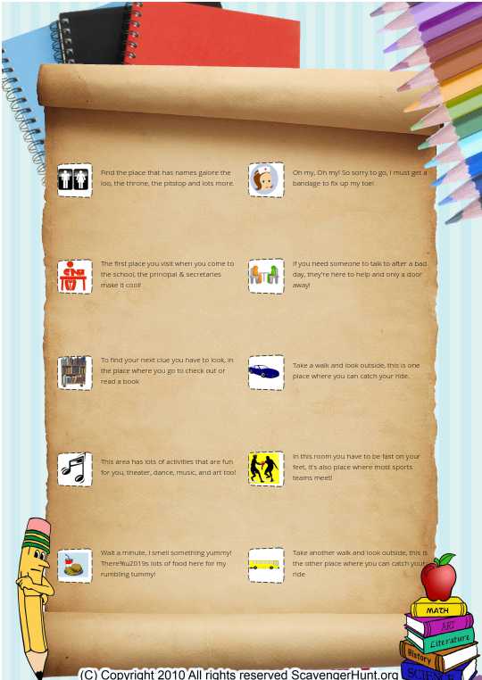 New School Scavenger Hunt